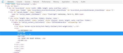 python not recognizing text from table cell using selenium