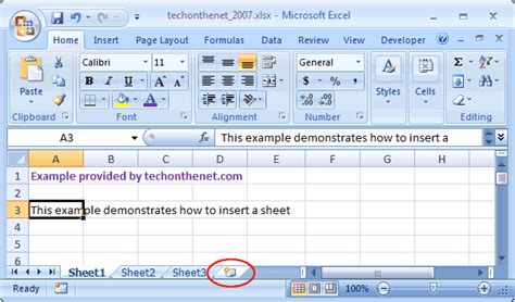 how to insert new worksheet in excel