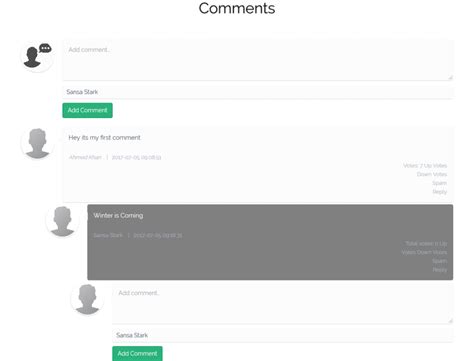 create a comments system with laravel and vuejs