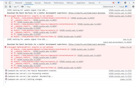 webpack uncaught referenceerror exports is not defined in react