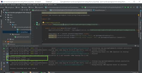 trim string values from properties files in spring boot turreta
