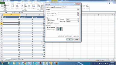 excel easy trick 001 how to print header row on every page youtube
