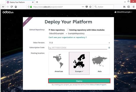 installing odoo frontend and backend on different servers