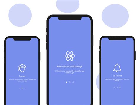 react native walkthrough template free download