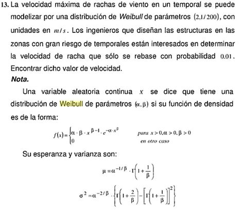 Distribucion Weibull Ejemplos Resueltos Pdf