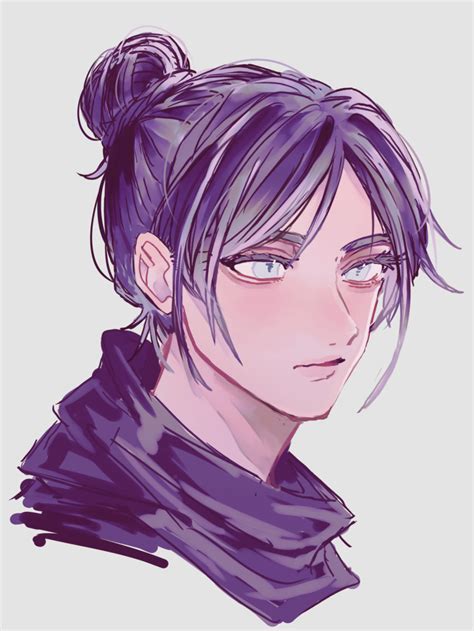 Safebooru 1girl Apex Legends Bangs Black Hair Black Scarf Blue Eyes