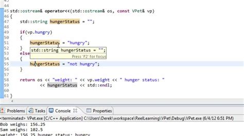 overloaded insertion operator example in c youtube