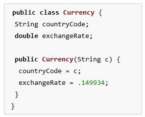 what is a constructor in java definition and example