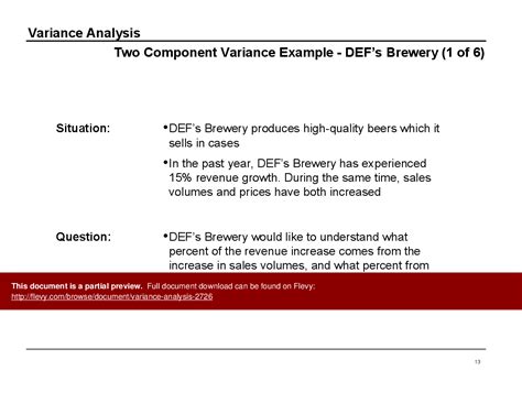 Ppt Variance Analysis 37 Slide Ppt Powerpoint Presentation Ppt Flevy
