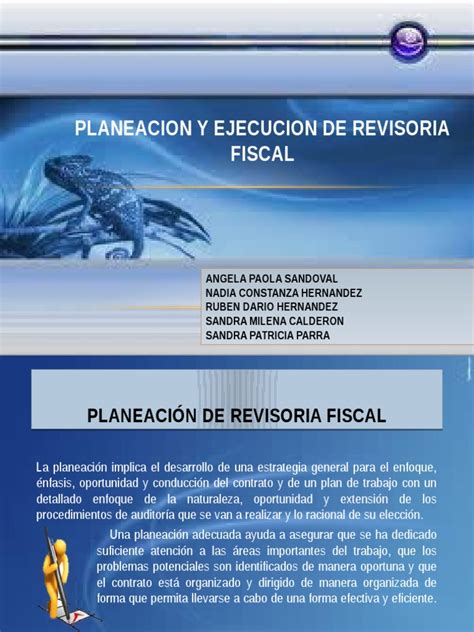 Planeacion Y Ejecucion De Revisoria Fiscal Pdf Auditoría Financiera