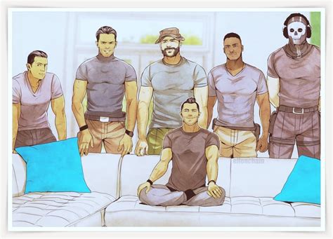 Ghost Soap Captain Price Gaz Victor 1 1 And 1 More Call Of Duty