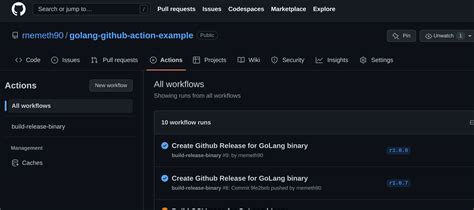 building a golang app with github actions geekyryan