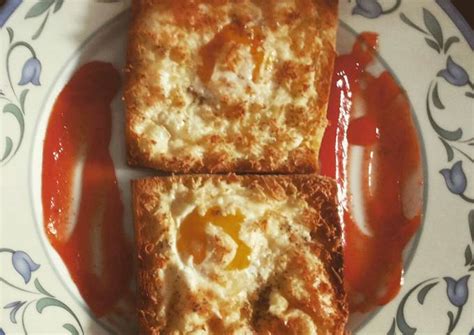 Resep Beteeg Breadtoast Egg Alias Roti Telur Keju Panggang Oleh