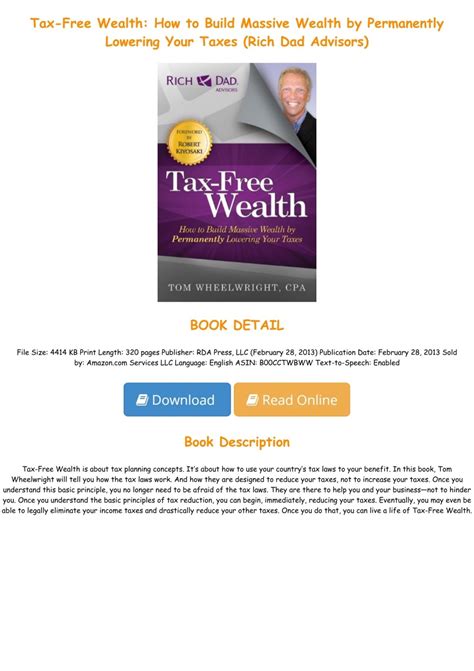 [pdf] D O W N L O A D Tax Free Wealth How To Build Massive Wealth By