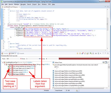 data driven tests in junit 5 with exception handling