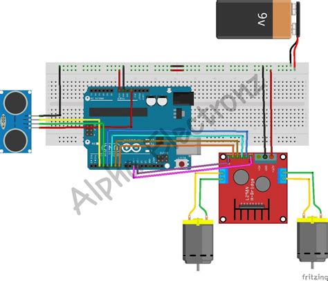 how to make obstacle avoiding bot using arduino and