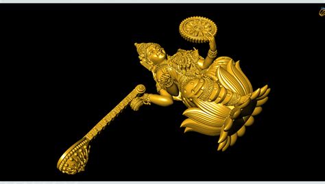 Stl File Saraswati 3d Print Model 2 📁・3d Print Model To Download・cults