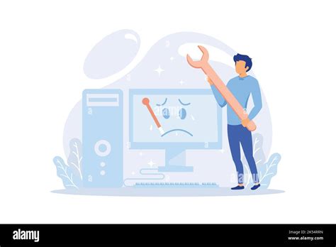 technical support guys working on repairing a computer hardware and