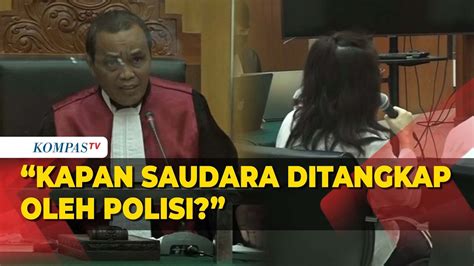 [full] Hakim Tanyakan Soal Arti Cepu Ke Linda Di Sidang Kasus Narkoba