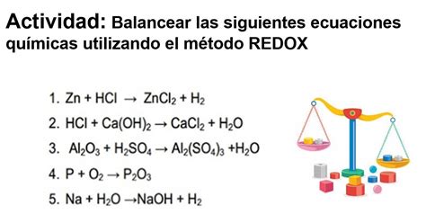 ¡todo Es Cuestión De QuÍmica Balance De Ecuaciones Método Redox