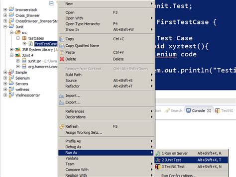 junit framework and its use in selenium