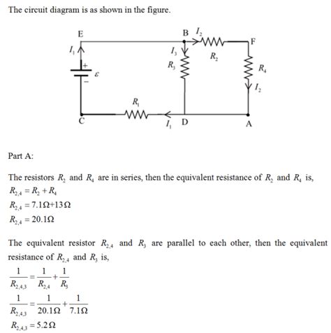 Find The Current Through Each Resistor Using The Rules For Series And