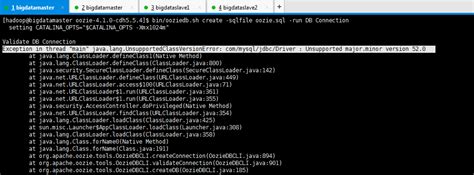 oozie时出现exception in thread main java lang