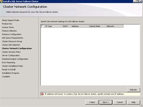 installing active sql server instance on passive node no