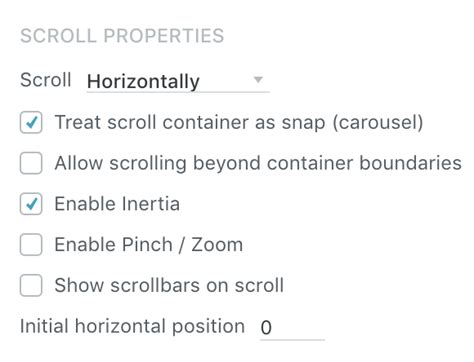 how do i make a scrollable container help center