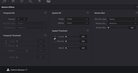 how to effectively reduce noise in davinci resolve