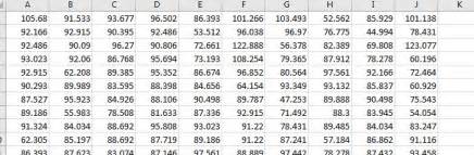 vba move dynamic range of data seperated by blank to new column in