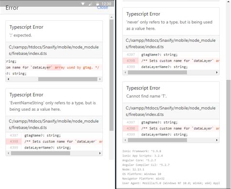 angular typescript error expected eventnamestring only refers