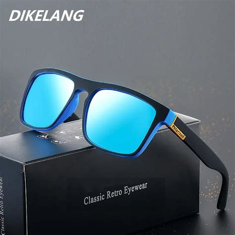 Fashion Square Vintage Polarized Sunglasses Men Women Retro Driving