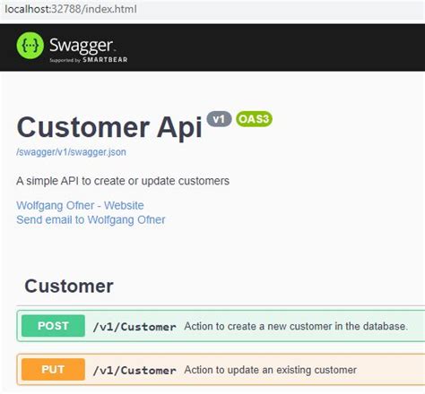 asp core with in docker programming with wolfgang