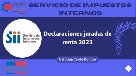 Declaraciones Juradas De Renta 2023 Youtube