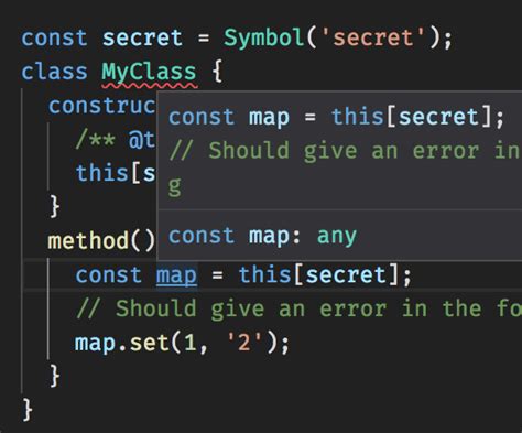 javascript how to document symbol index signature using jsdoc to be