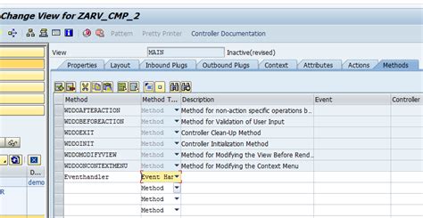 event handler in web dynpro abap between 2 components sap blogs