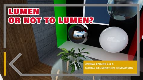 unreal engine 5 lumen vs path tracing vs gpu lightmass archviz lighting