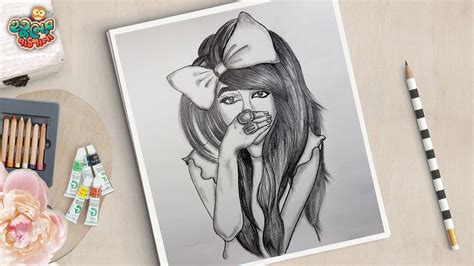 Girl Drawing How To Draw A Emo Girl For Beginners Easy Way To Draw