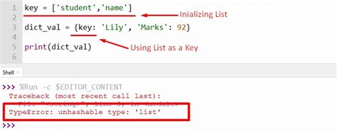 typeerror unhashable type ‘list python its linux foss