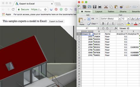 autodesk forge viewer javascript extract spreadsheet