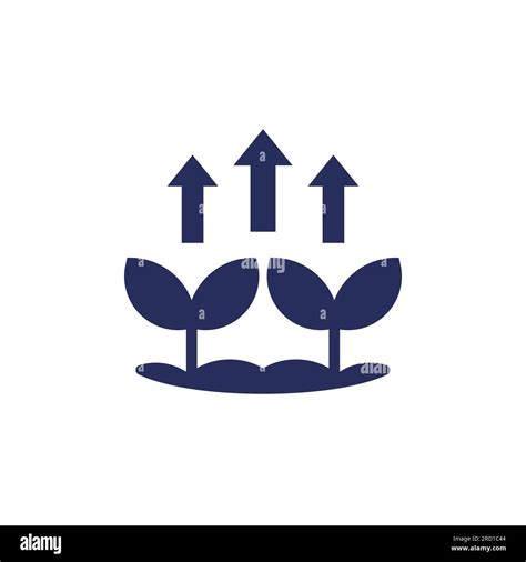 Increase Plant Growth Icon Vector Stock Vector Image And Art Alamy