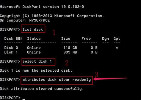 doamnă Însorit taxă how to remove read only from sd card on windows10