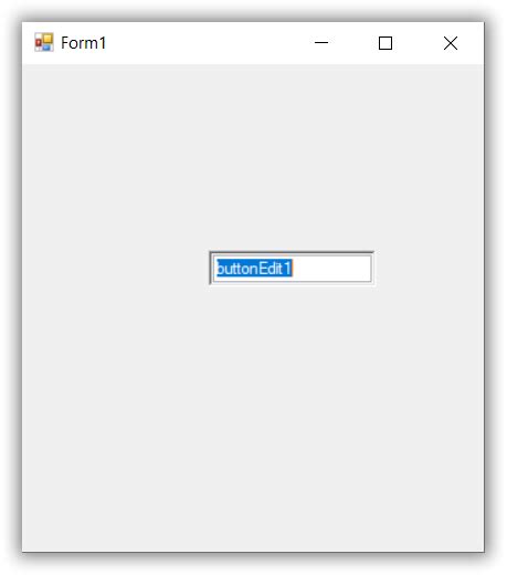 getting started with winforms buttonedit control syncfusion