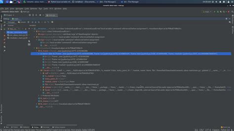 unboundlocalerror local variable command referenced before