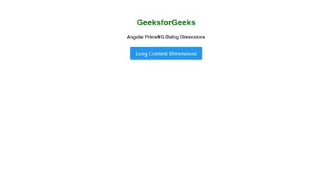 angular primeng dialog dimensions geeksforgeeks