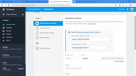 firebase authentication templates discuss kodular community