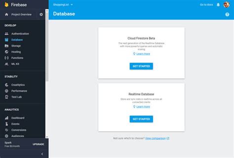 firebase realtime database and login tutorial 2022 update