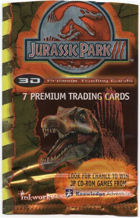 Jurassic Park Saga A Cinematic Universe Inkworks® Jurassic Park 3
