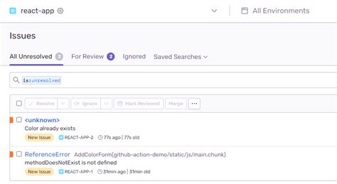 front end monitoring with and react